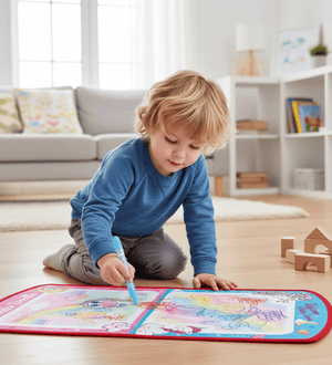 Unicorn Water Canvas Doodle Mat – Zambeel